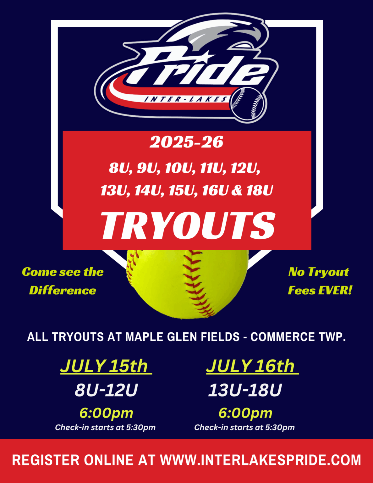 Tryout Registration Form | Inter-Lakes Pride